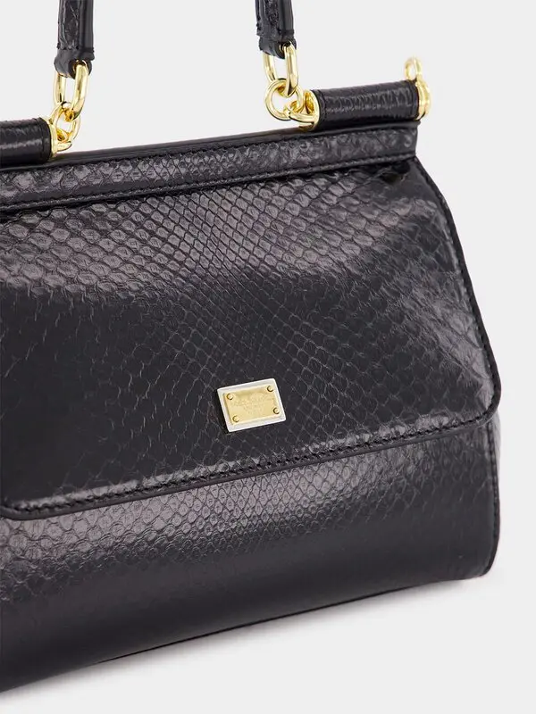 Dolce & Gabbana Medium Sicily Bag - Black
