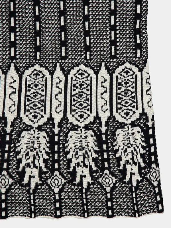 Johanna Ortiz Energy Matrix Midi Skirt - Black