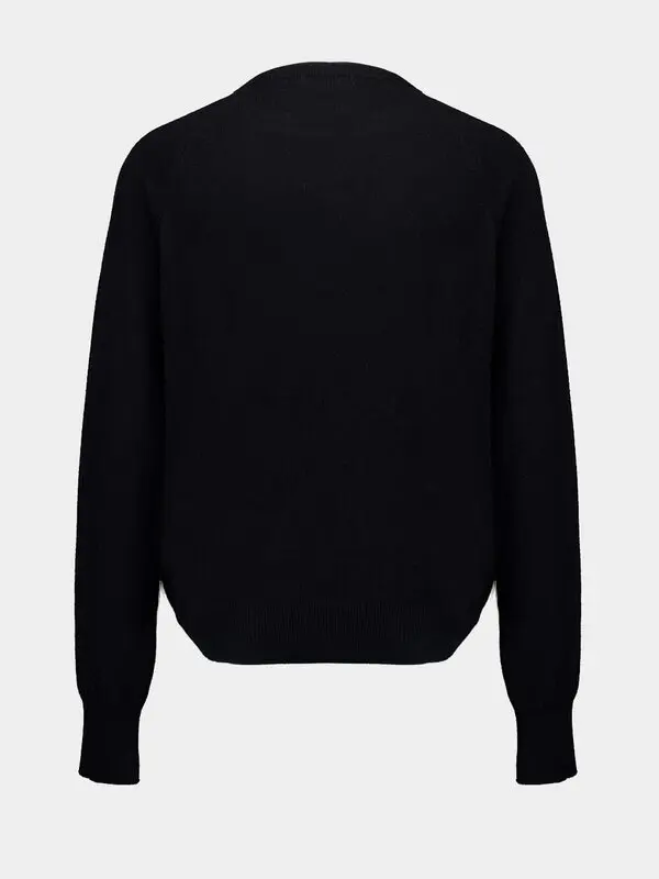 PAULA Dianela Tap Shoe Cashmere Blouse - Black
