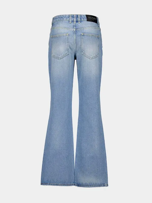 Balmain Flared Denim Jeans