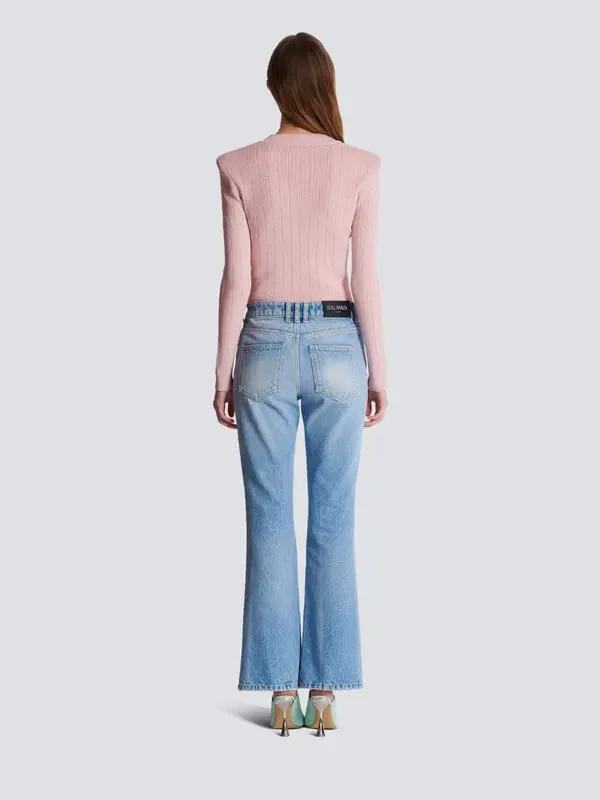 Balmain Flared Denim Jeans