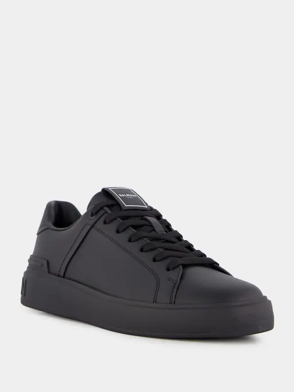 Balmain B-court Leather Sneakers