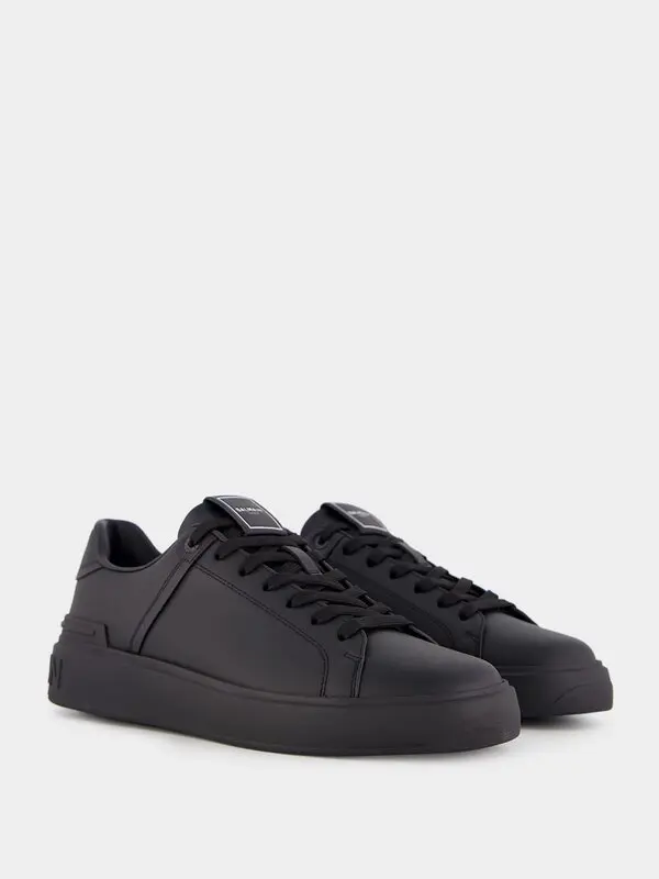 Balmain B-court Leather Sneakers