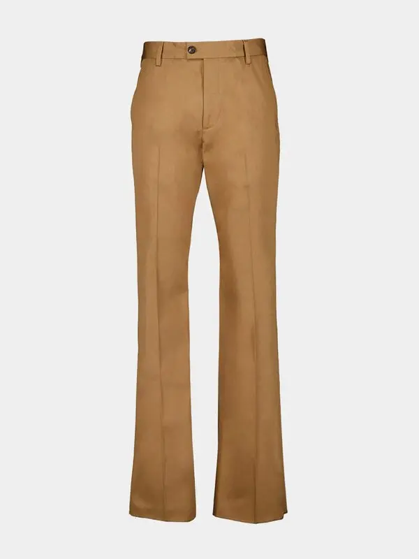 Alexander McQueen Camel Chino Pants - Brown