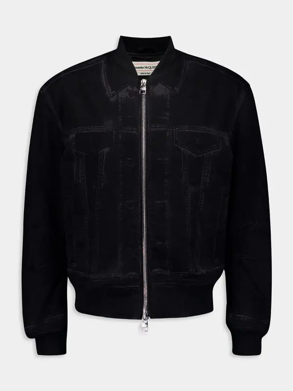 Alexander McQueen Trompe L'oeil Bomber Jacket