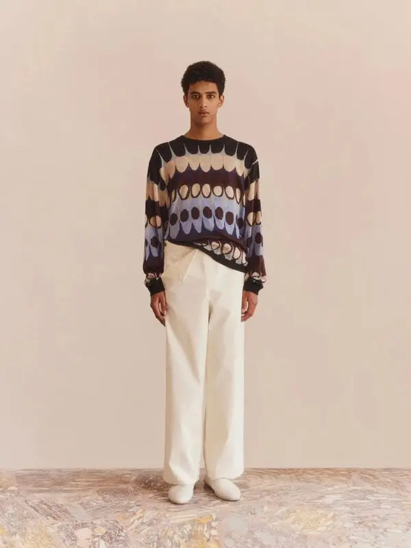Commas Jacquard Crewneck Sweater - Multicolour