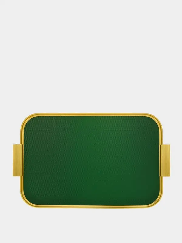 KAYMET Diamond Forest Lap Tray - Green