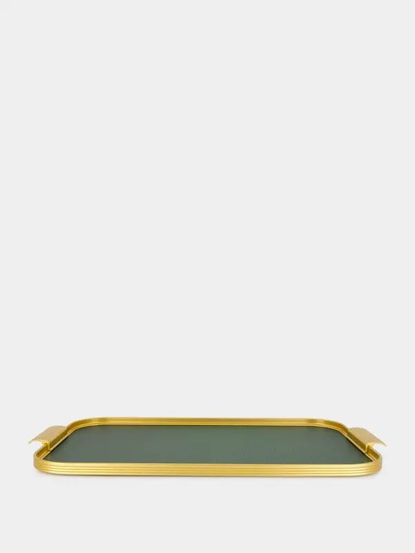 KAYMET Diamond Forest Lap Tray - Green