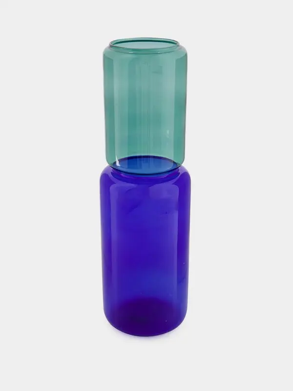 ICHENDORF MILANO Petrolblue- Revolve Vase - Blue