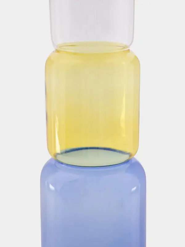 ICHENDORF MILANO Amber And Blue Revolve Vase