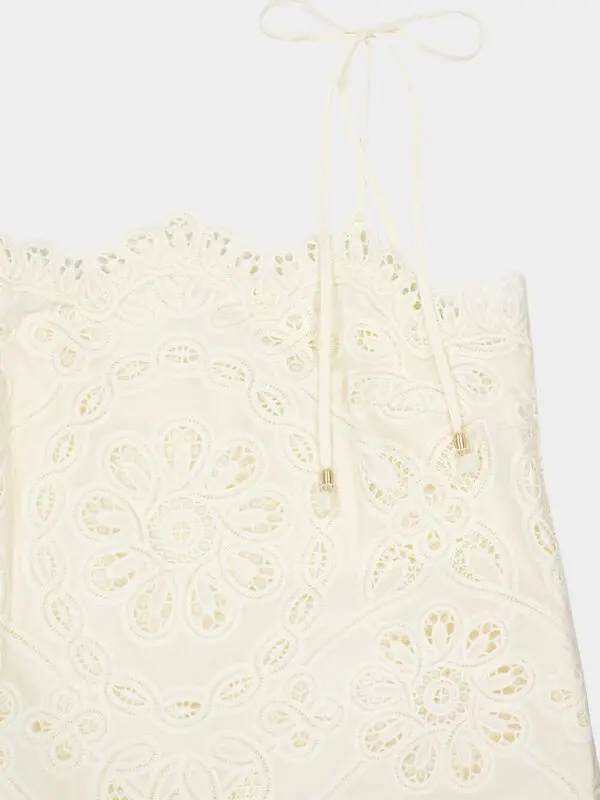 Zimmermann Rhiannon Embroidered Maxi Dress - White