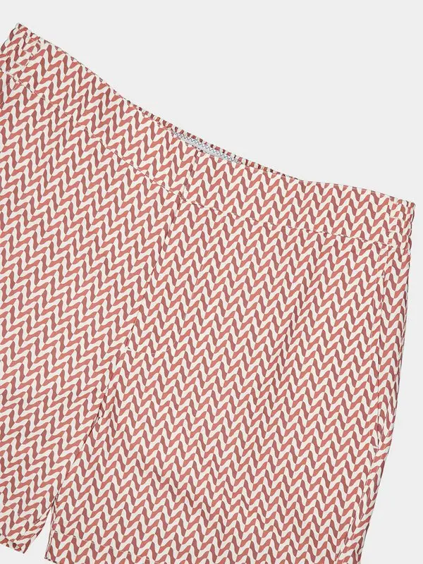 Frescobol Carioca Copacabana Herringbone Classic Swim Shorts