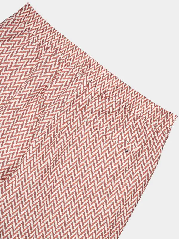 Frescobol Carioca Copacabana Herringbone Classic Swim Shorts