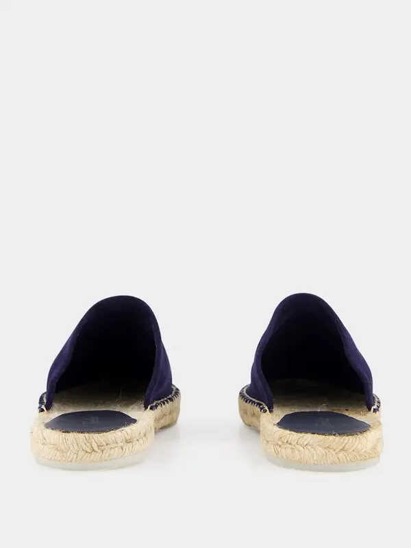 AURELIEN Beachside Suede Slippers - Blue