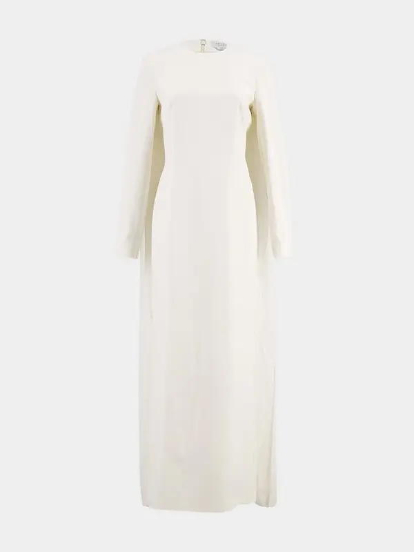 Gabriela Hearst Carlota Draped Gown - White