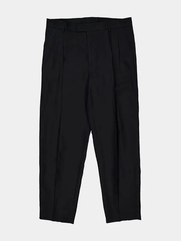 Dolce & Gabbana Classic Linen Straight-fit Trousers