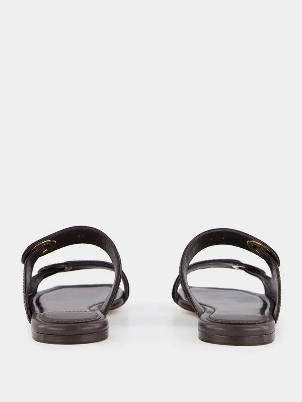 FERRAGAMO Gancini Ornament Slides