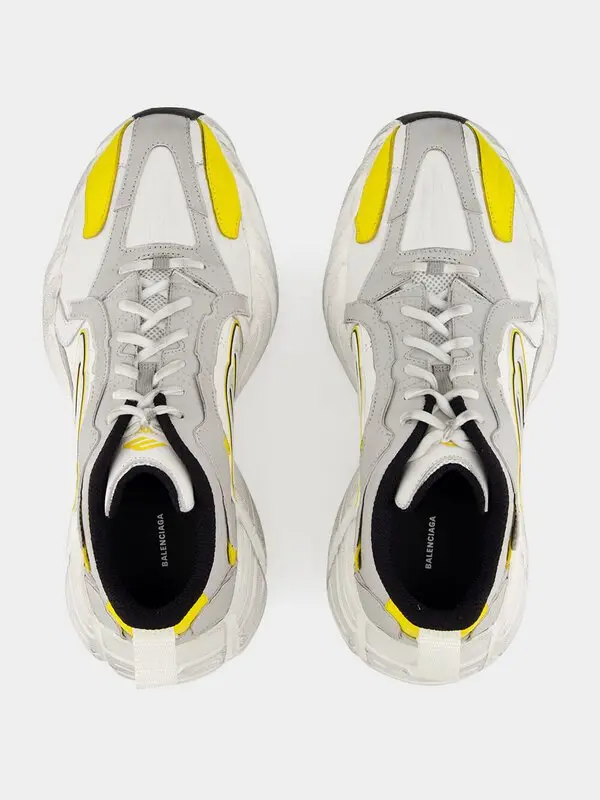 Balenciaga Monday Leather Low-top Sneakers - Multicolour
