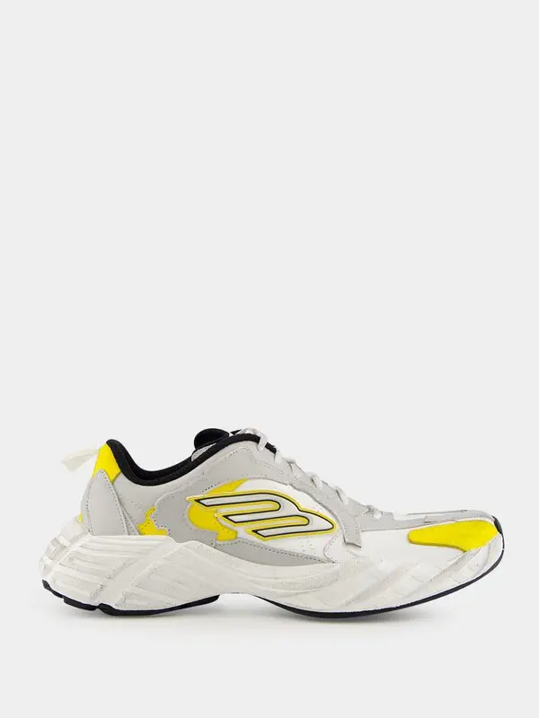 Balenciaga Monday Leather Low-top Sneakers - Multicolour