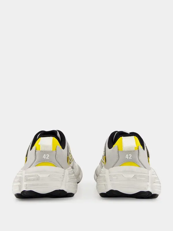 Balenciaga Monday Leather Low-top Sneakers - Multicolour