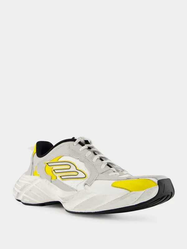 Balenciaga Monday Leather Low-top Sneakers - Multicolour