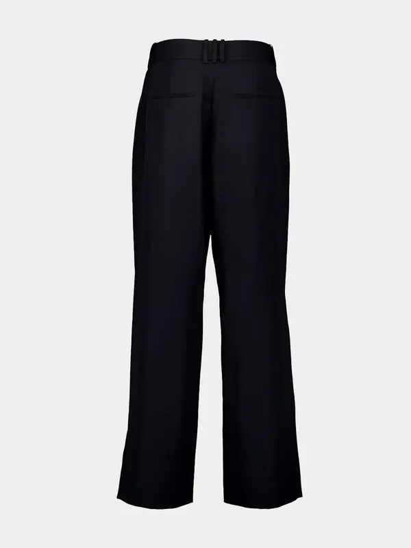 Balmain Wide-leg Wool Trousers