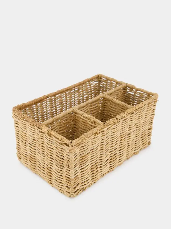 Madam Stoltz Handmade Rattan Organizer