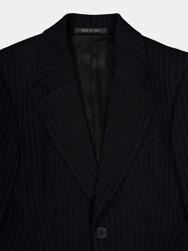 Balenciaga Single-breasted Pinstripe Blazer