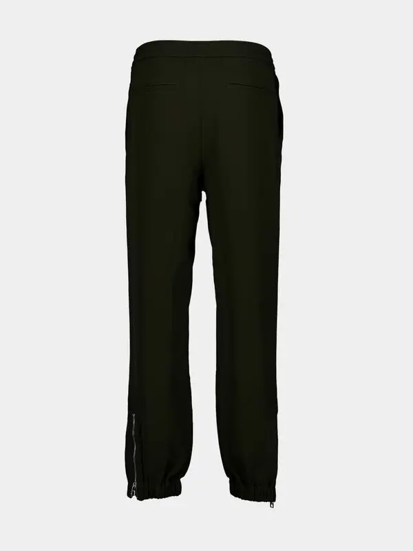 Alexander McQueen Drawstring Track Pants - Black
