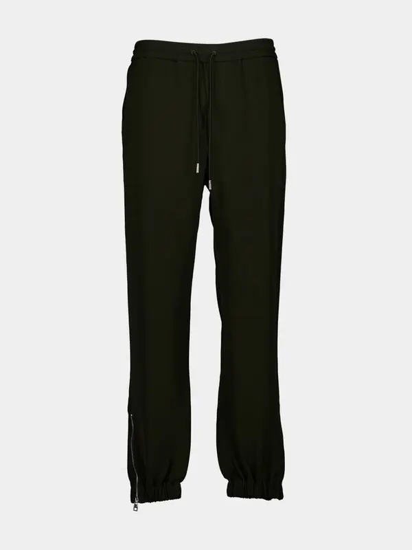 Alexander McQueen Drawstring Track Pants - Black