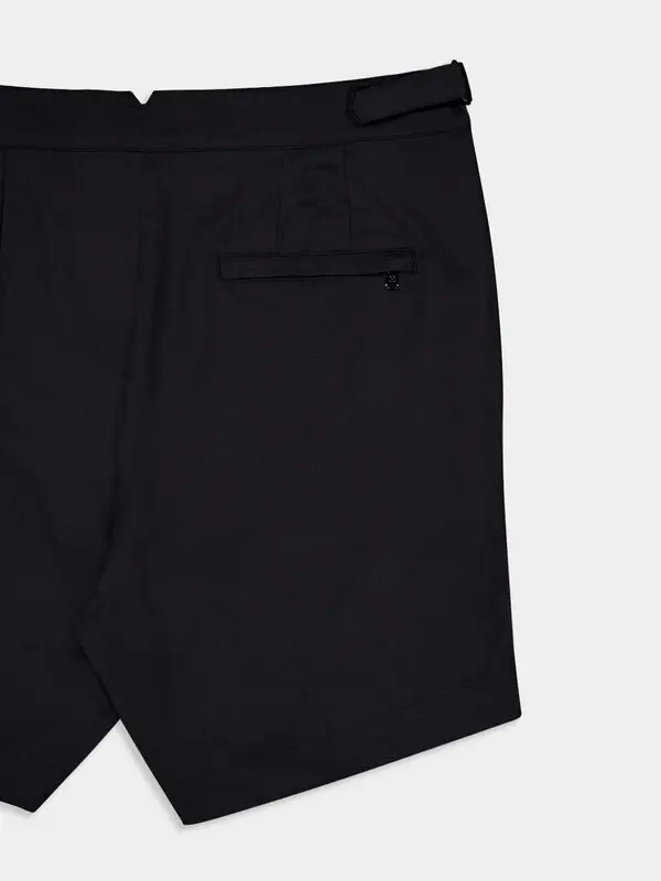 Frescobol Carioca Tailored Mid-length Swim Shorts - Black