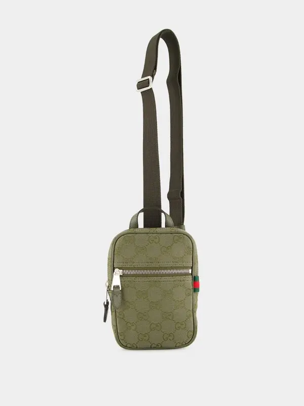 Gucci Forest Gg Canvas Mini Sling Bag