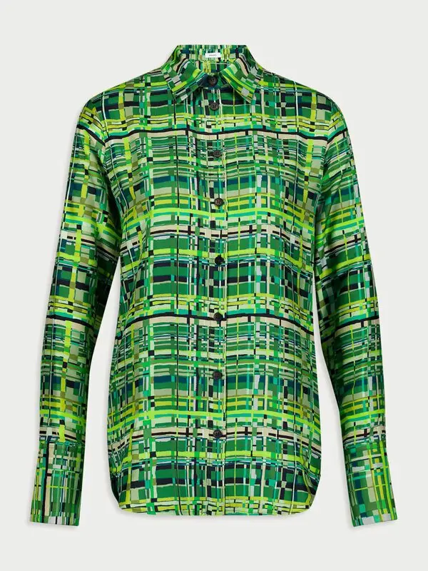 FERRAGAMO Long Sleeved Check Shirt