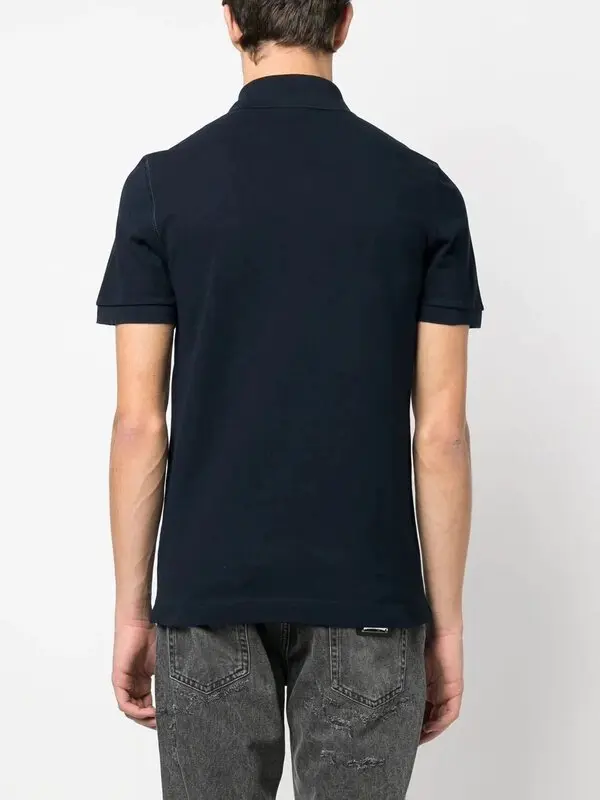 Dolce & Gabbana Cotton Piqué Polo Shirt - Blue