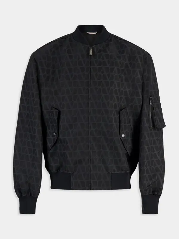 Valentino Garavani Toile Iconographe-print Bomber Jacket