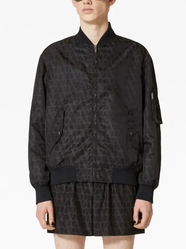 Valentino Garavani Toile Iconographe-print Bomber Jacket