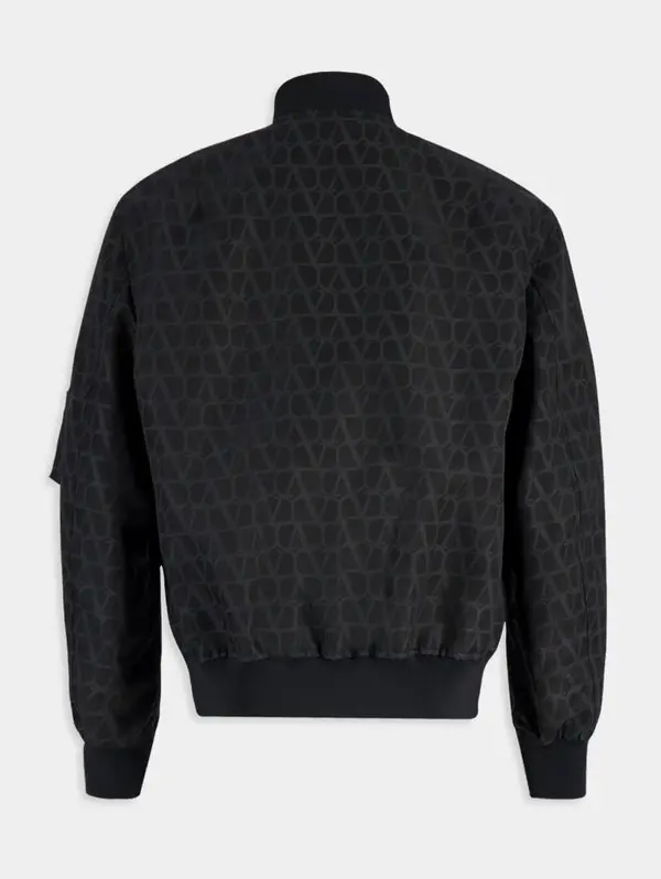 Valentino Garavani Toile Iconographe-print Bomber Jacket