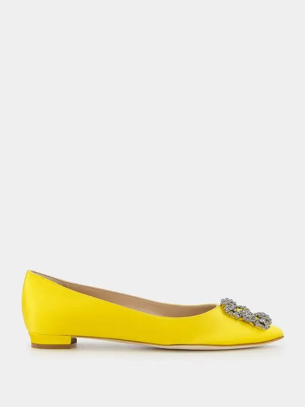 Manolo Blahnik Hangisiflat Ballerinas