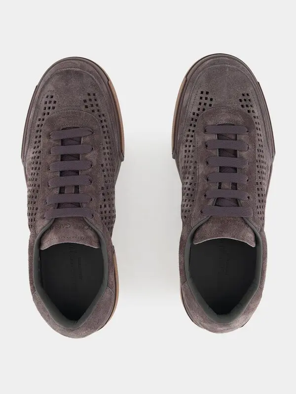 Dolce & Gabbana Suede Portofino Yacht Sneakers