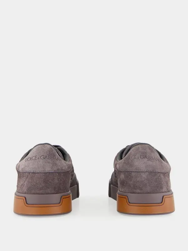 Dolce & Gabbana Suede Portofino Yacht Sneakers