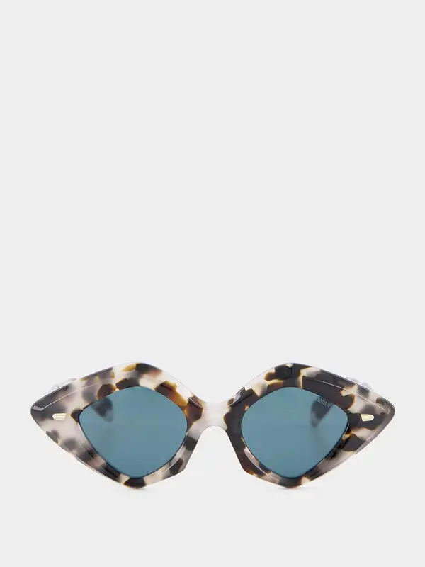 CUTLER AND GROSS 9126 Oversized Sunglasses - Multicolour