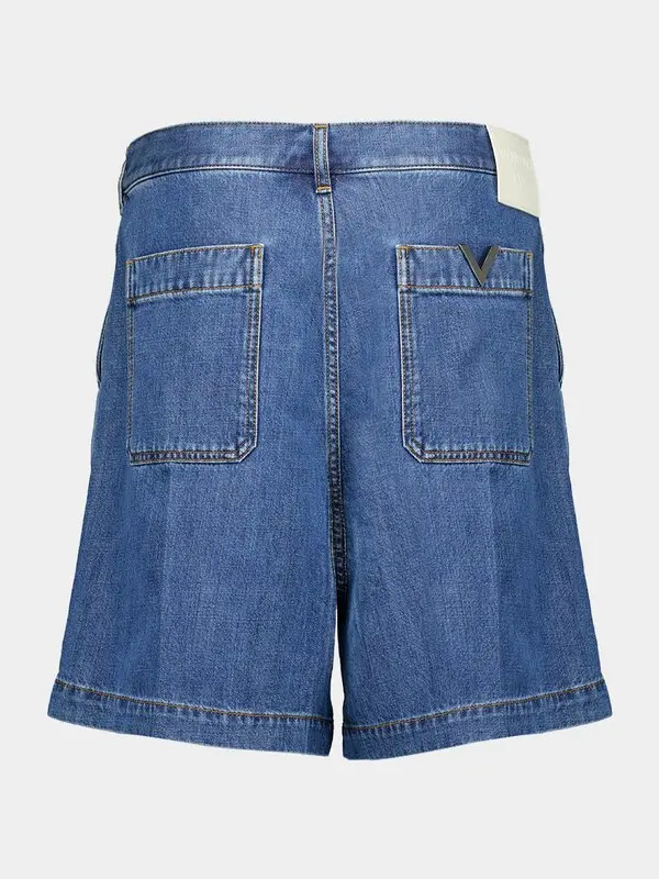 Valentino Garavani Denim Bermuda Shorts