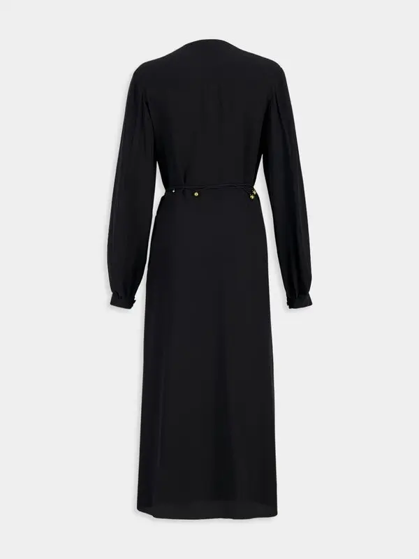 Stella McCartney Silk Crepe De Chine Midi Dress