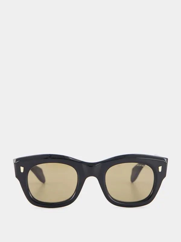 CUTLER AND GROSS 9261 Cat Eye Sunglasses - Yellow