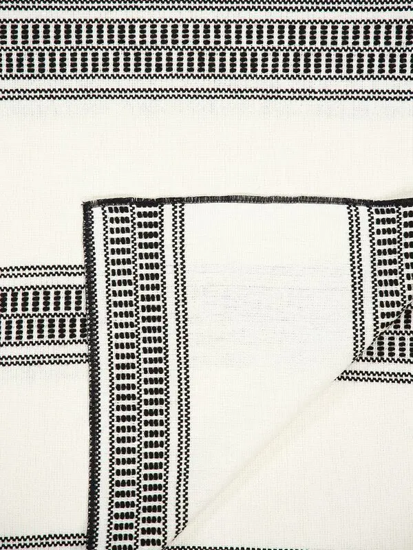 Maison De Vacances Vice Versa Embroidered Canvas Throw