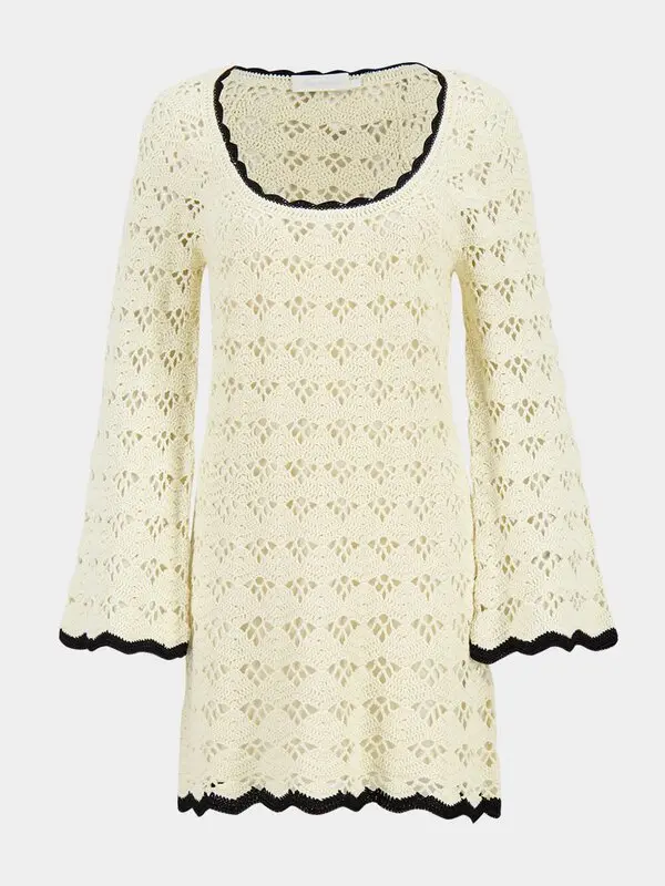 Zimmermann Rhiannon Crochet Mini Dress