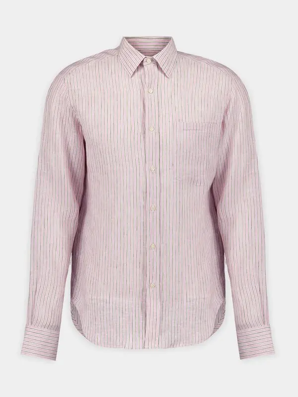 120% Lino Striped Shirt