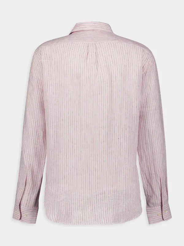 120% Lino Striped Shirt
