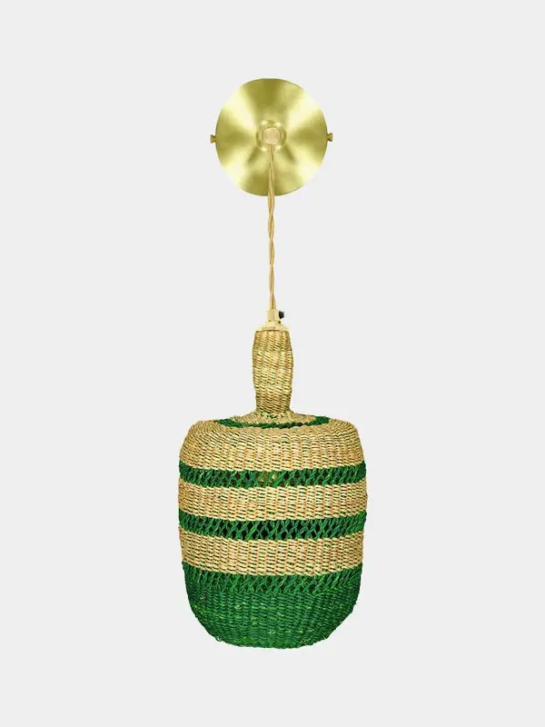 GOLDEN EDITIONS Wall Lamp Lantern - Green
