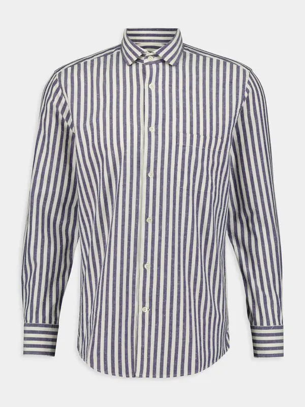 Frescobol Carioca Emilio Striped Cotton Shirt